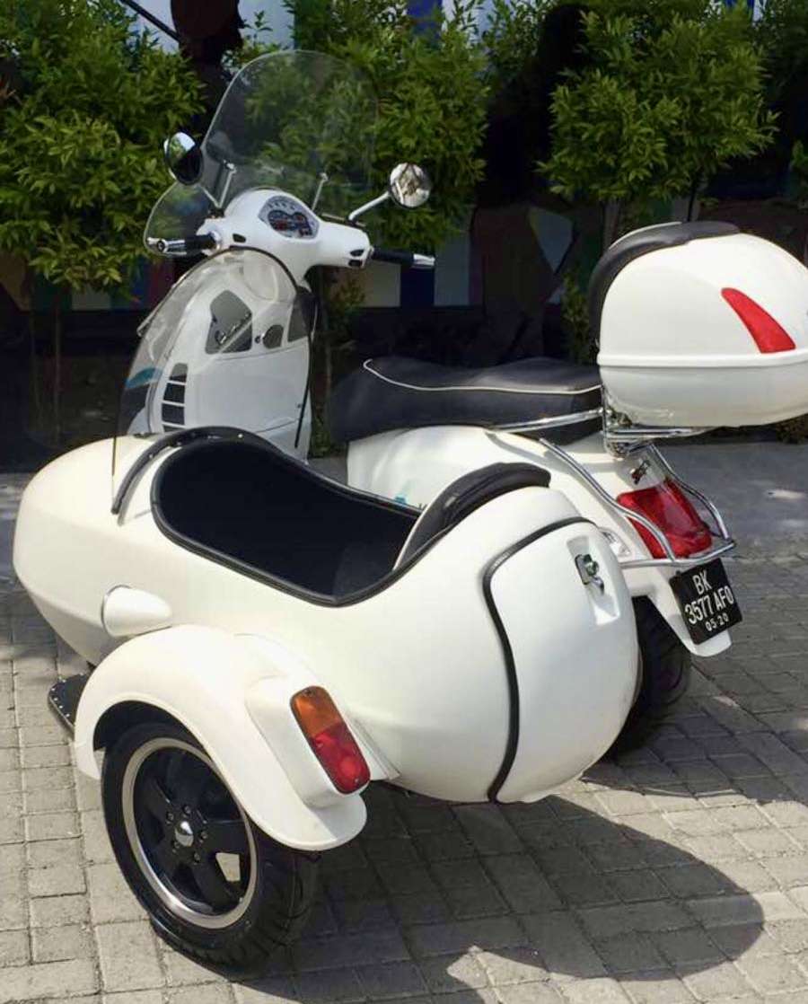 Custom Vespa Sidecar – Vespa Medan Vespark