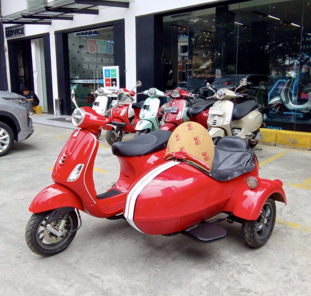 Custom Vespa Sidecar – Vespa Medan Vespark